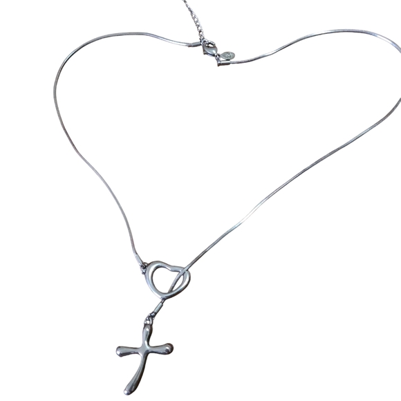 Premier Designs | Jewelry | Vtg Signed Pd Premier Designs 2 Heart Cross ...